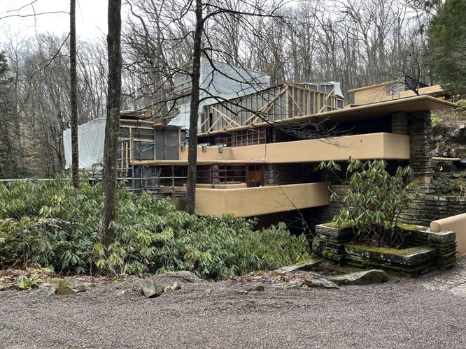 Fallingwater undergoing $7 million repair project to fix leaks inside ...