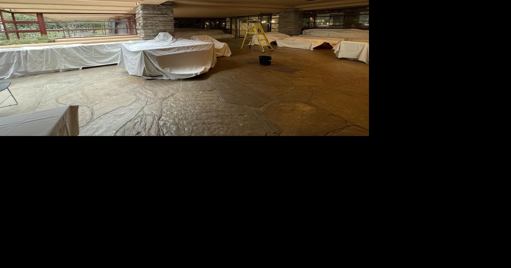Fallingwater undergoing $7 million repair project to fix leaks inside ...