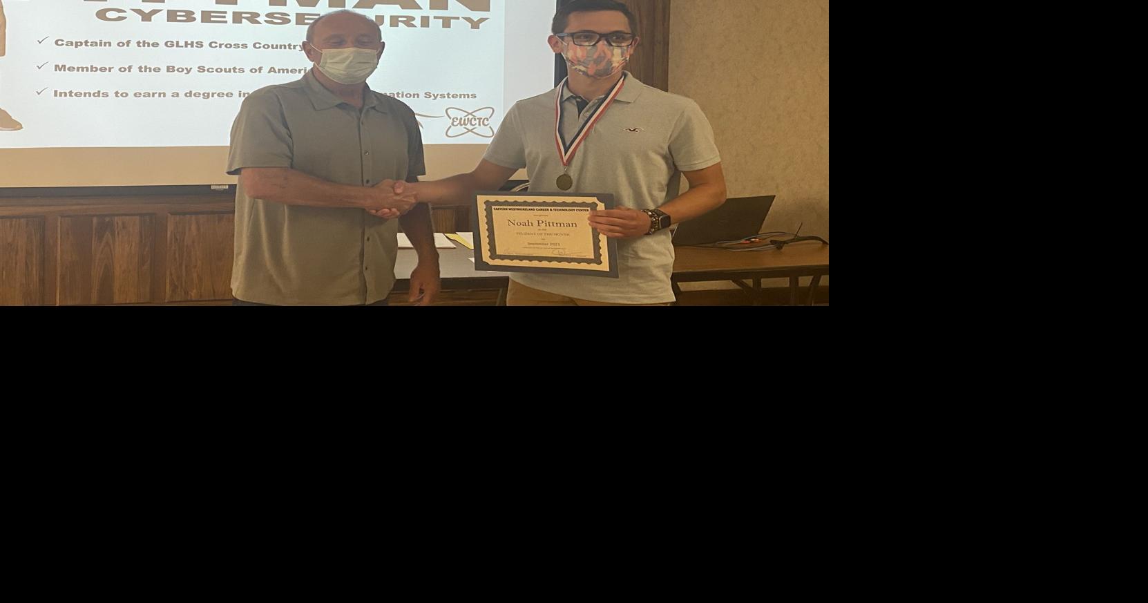 EWCTC JOC names first Student of the Month for school year | Local News ...