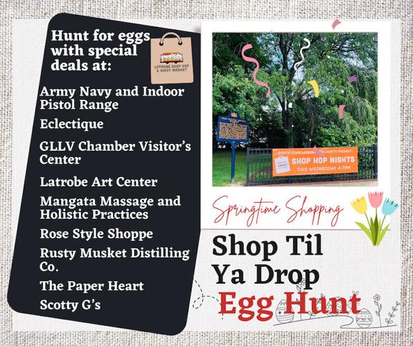 Latrobe Shop Hop & Night Market: Shop Til Ya Drop Egg Hunt | Local News ...