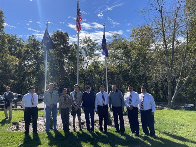 Eagle Scout project brings flagpole memorial to New Alexandria park ...
