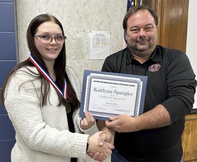 Spangler named EWCTC’s Student of the Month | Local News ...