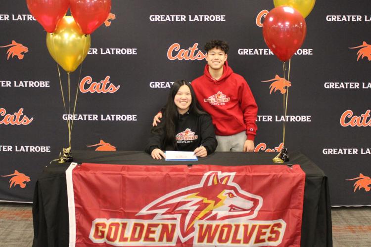 Greater Latrobe's LiLi Maxwell signs to continue wrestling career ...