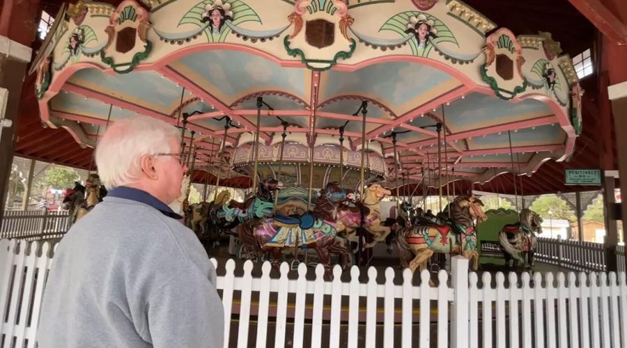 A man and his horses: Ed Ostroski, the carousel painter at Idlewild ...