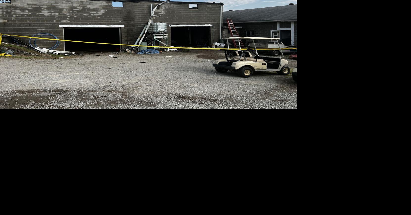 Fire destroys maintenance building at Champion Lakes Golf Course ...