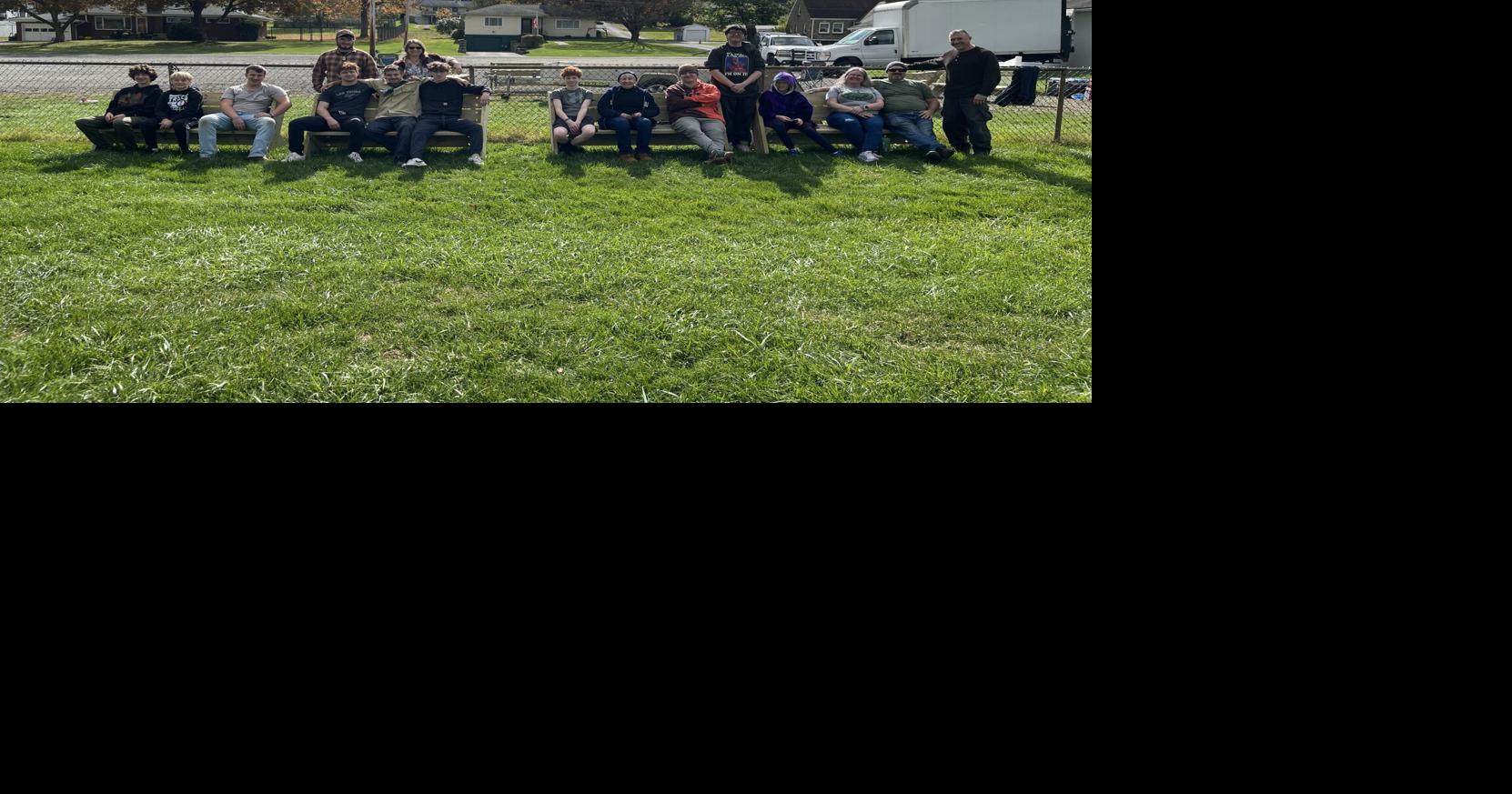 New Eagle Scout brings benches to local football fields | School ...