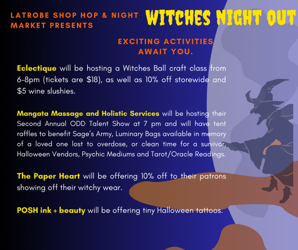 Shop Hop & Night Market present Witches Night Out | Local News ...