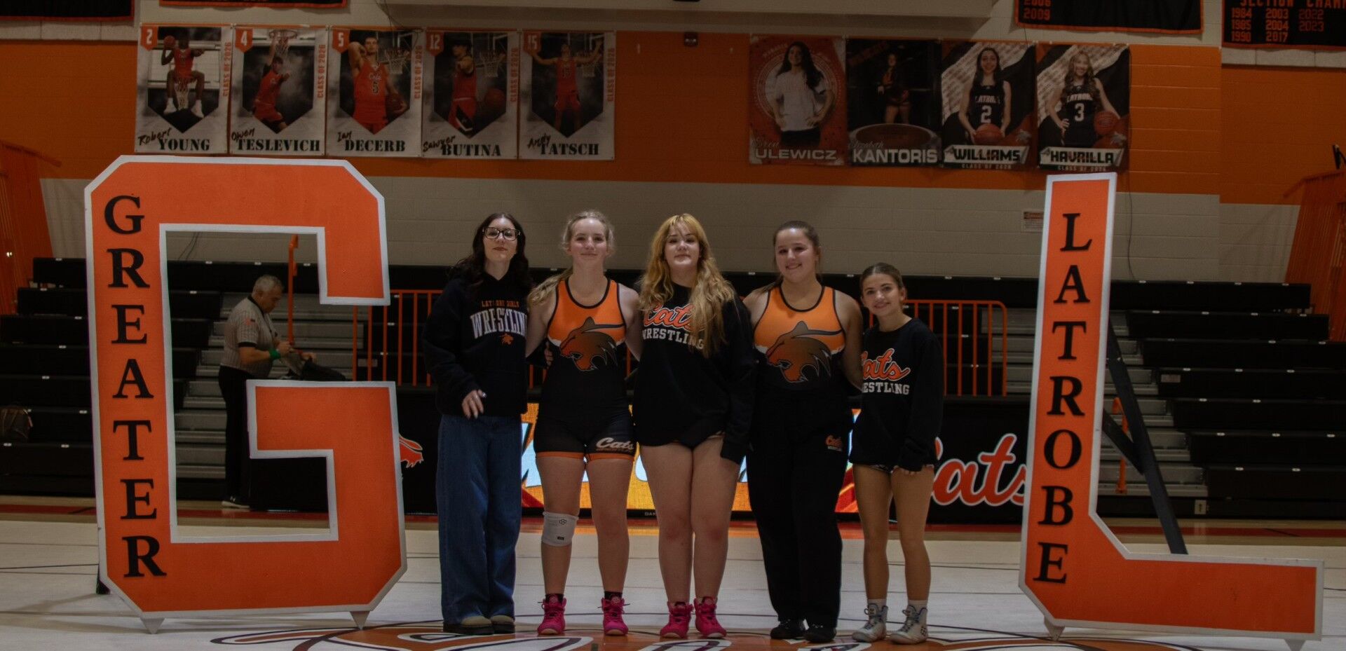 Greater Latrobe in action at girls' WCCA wrestling tournament, Derry ...