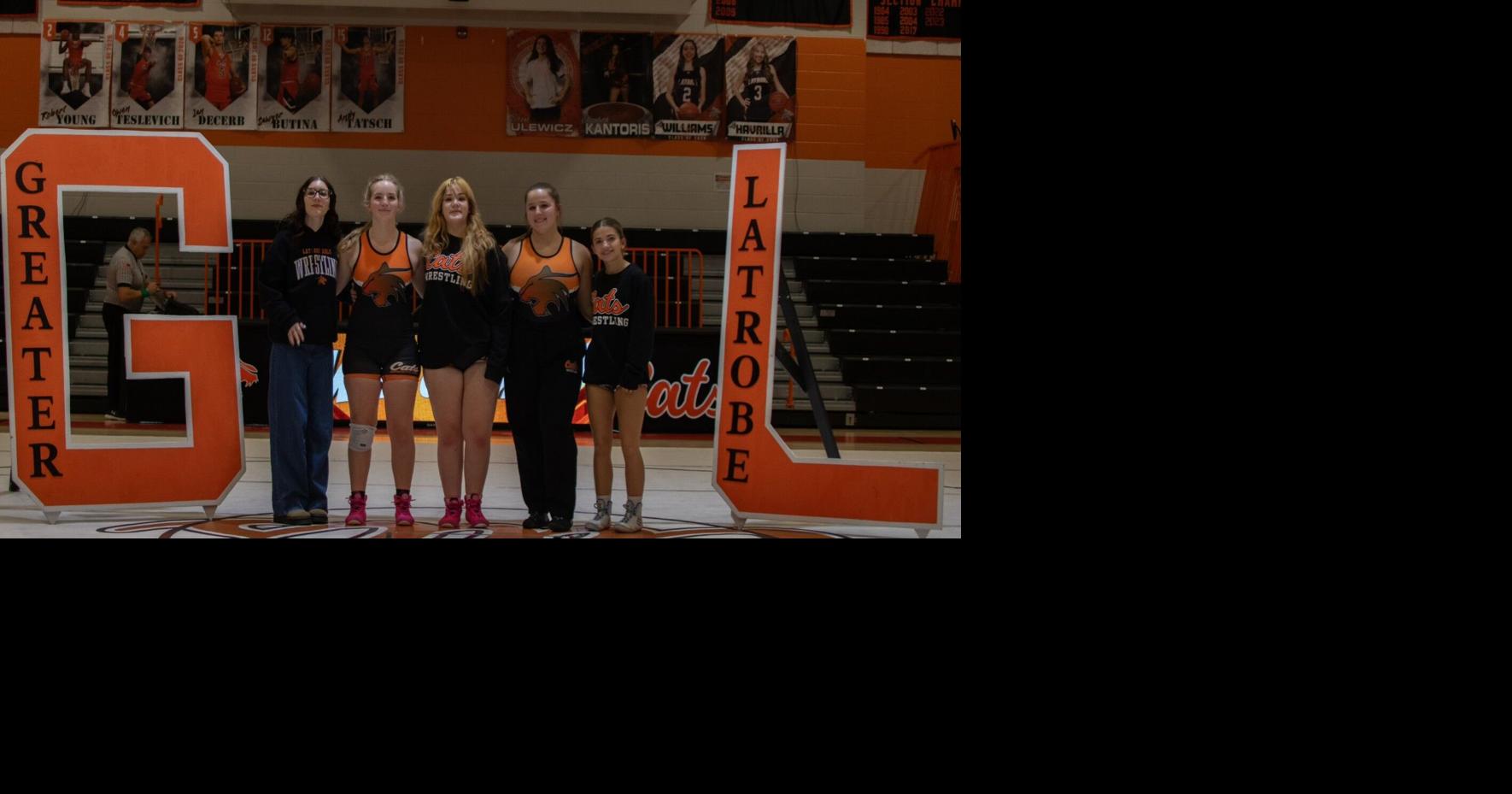 Greater Latrobe in action at girls' WCCA wrestling tournament, Derry ...
