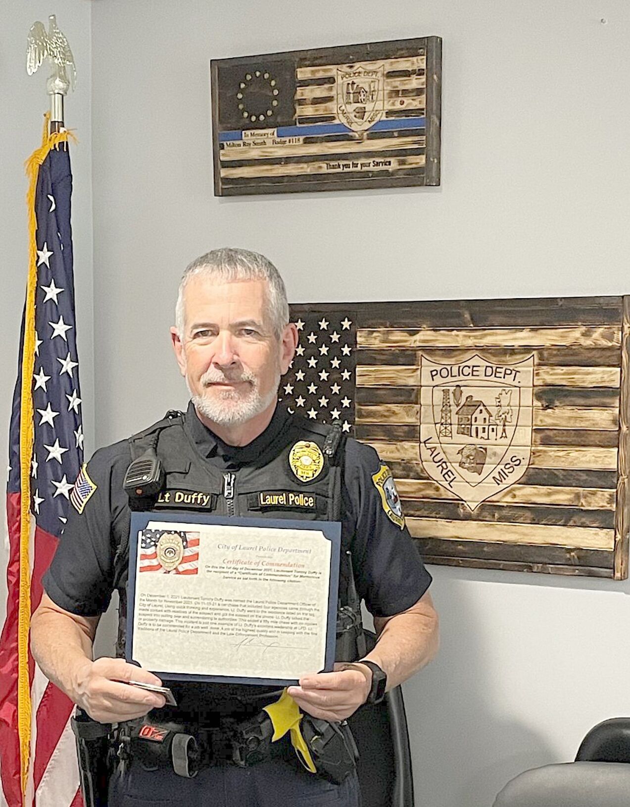 LPD’s Duffy honored for stopping chase with phone | News | leader-call.com