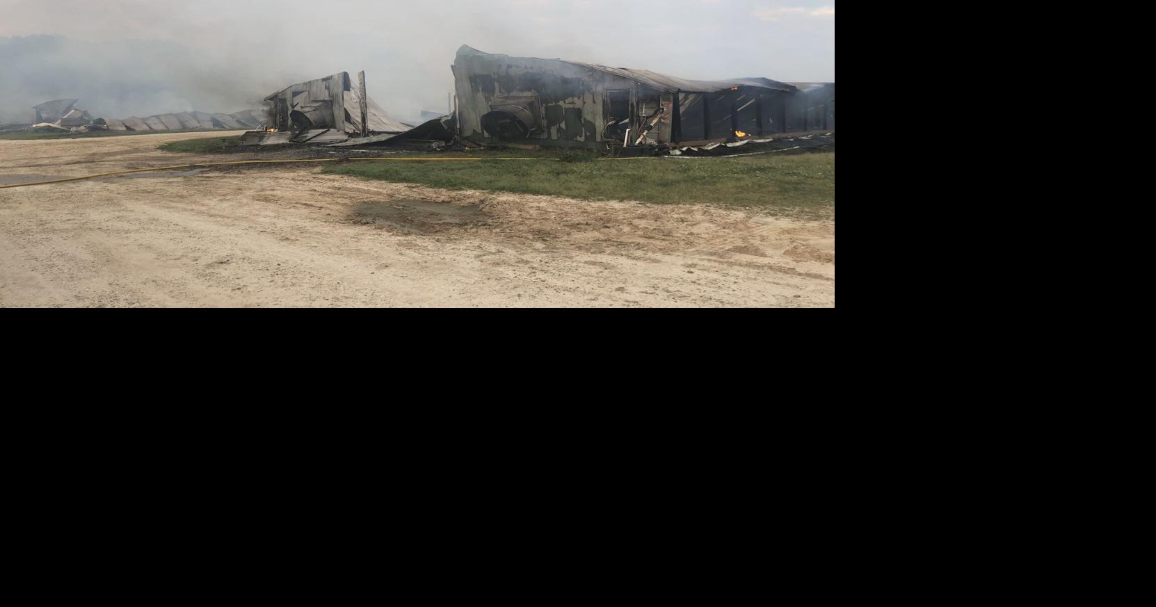 Rustin chicken houses go up in flames | News | leader-call.com