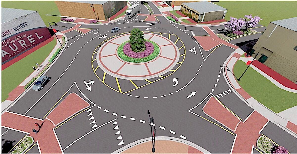 New roundabout intersection under construction downtown | Free News ...
