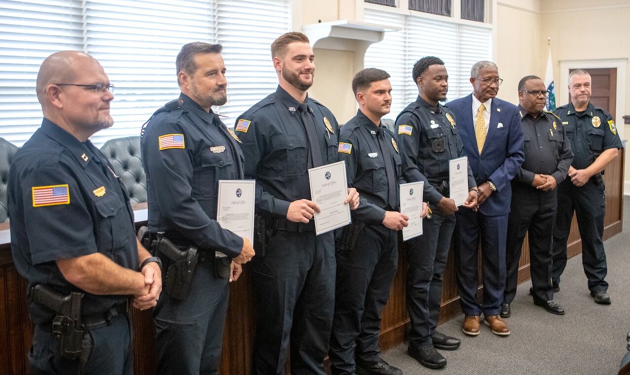 Four new LPD officers sworn in | News | leader-call.com