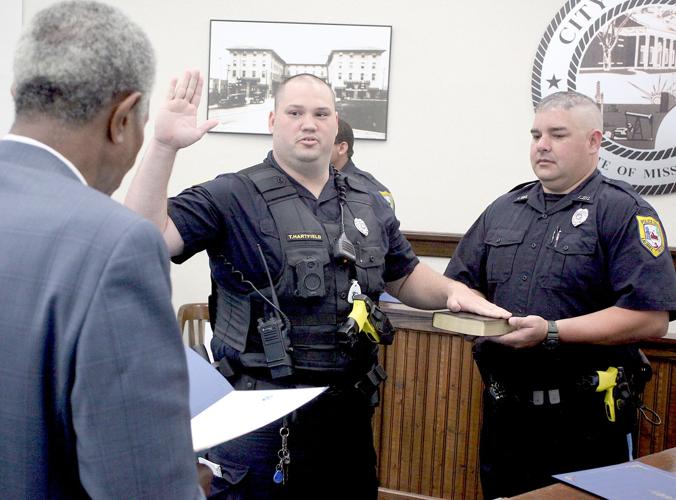 Four sworn in for Laurel police | Local News | leader-call.com