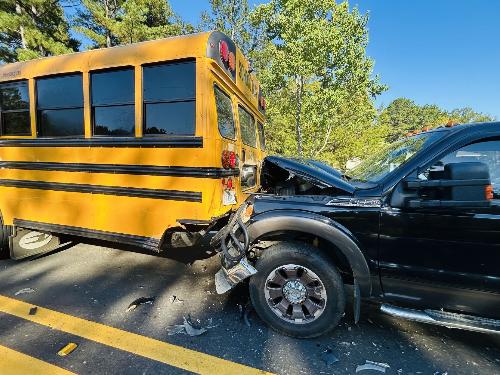 F-250 slams into Jones County school bus | News | leader-call.com