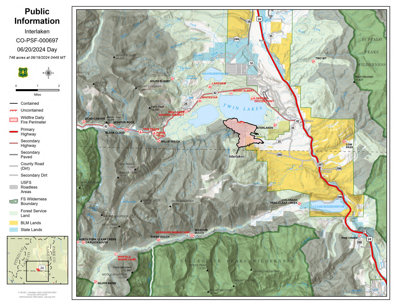 Interlaken Fire now 94 percent contained | Local News | leadvilleherald.com