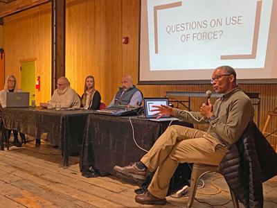 Law enforcement presents at town hall | Local News | leadvilleherald.com