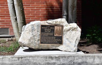 Monument to Bill Gregory installed at courthouse | Local News ...
