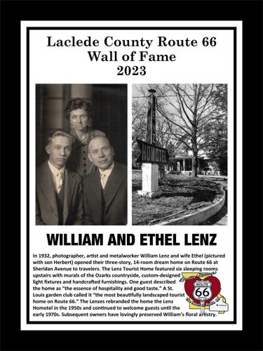 William and Ethel Lenz enter Wall of Fame | Today's 66 | lebanonroute66.com