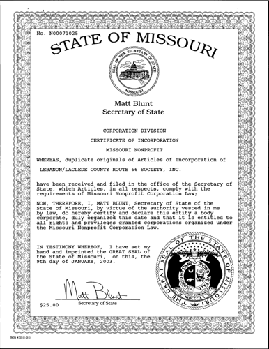 20 years promoting Route 66 in Laclede County | Today's 66 ...