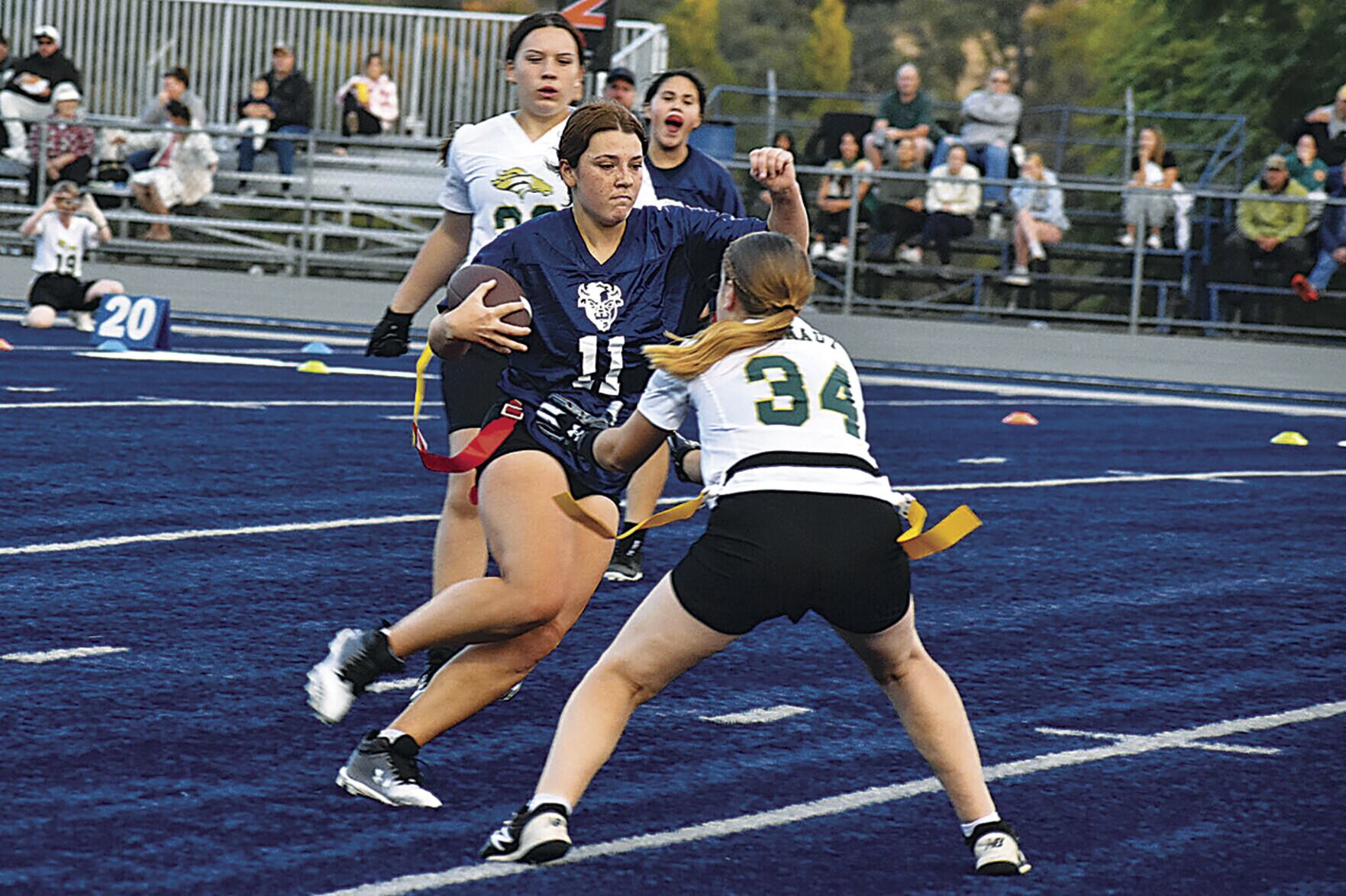 Amador, Argonaut girls celebrated for successful flag football debuts ...