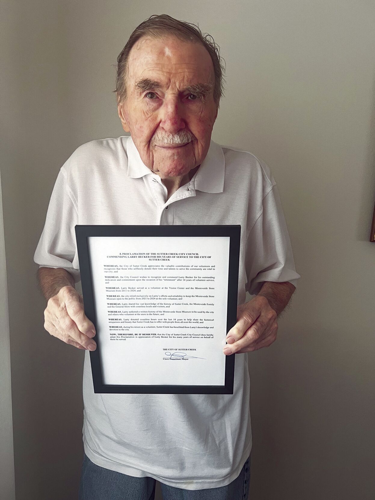 Sutter Creek honors longtime volunteer | News | ledger.news