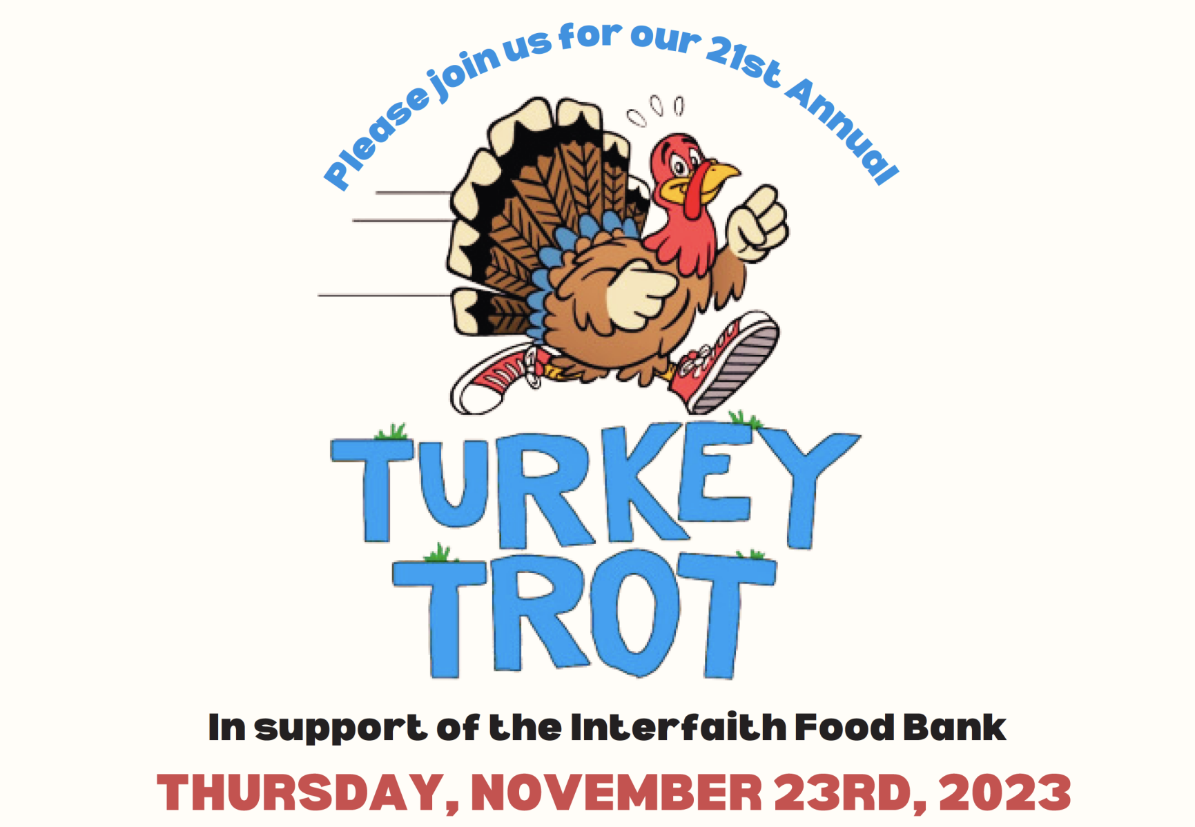 21st Annual Turkey Trot — Thursday, November 23 | On the Vine | ledger.news