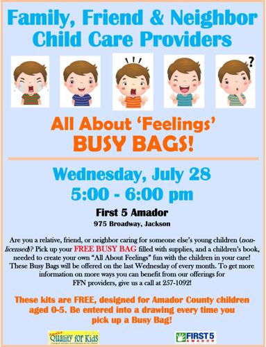 Family, Friend & Neighbor Child Care Provider Busy Bags | On the Vine ...