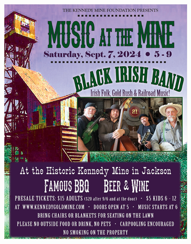 Music at the Mine with Black Irish Band — Saturday, September 7 | On ...