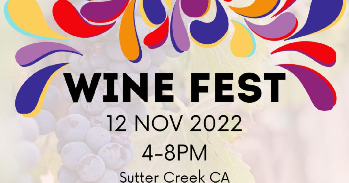 WINE FEST 2022, Saturday, November 12th — Buy Your Tickets Now Before ...