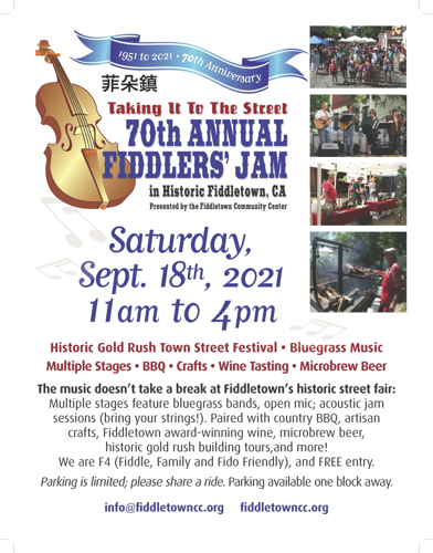 70th Annual Fiddlers’ Jam in Historic Fiddletown | On the Vine | ledger ...