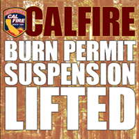 CAL FIRE Amador-El Dorado Unit Lifts Burn Permit Suspension | News ...