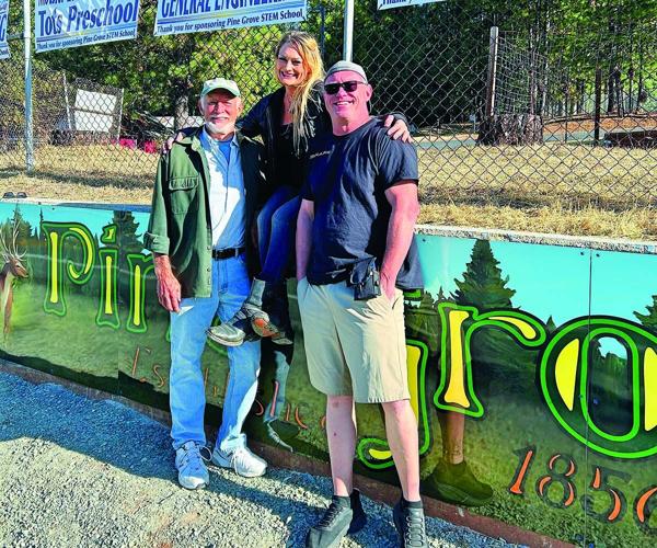 Community efforts help bring Pine Grove mural back to life | Roots ...
