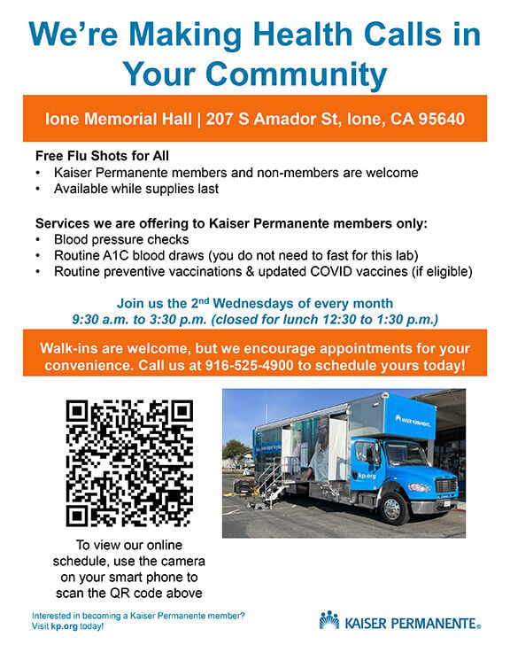 Kaiser Van With Free Flu Shots for All — Wednesday, July 8 | On the ...