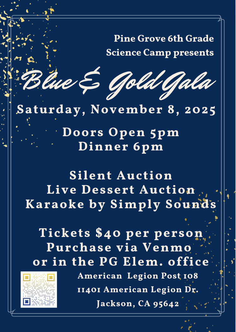 Blue & Gold Gala — Saturday, November 8 | On the Vine | ledger.news