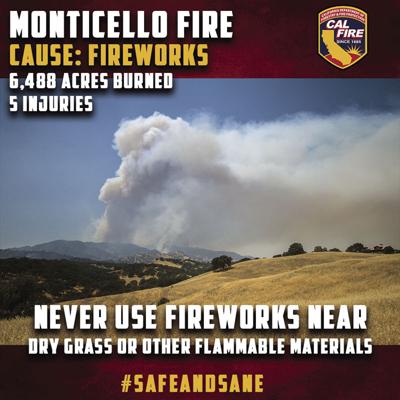 CAL FIRE Encourages Fireworks Safety | News | ledger.news