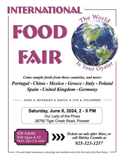 International Food Fair — Saturday, June 8 | On the Vine | ledger.news