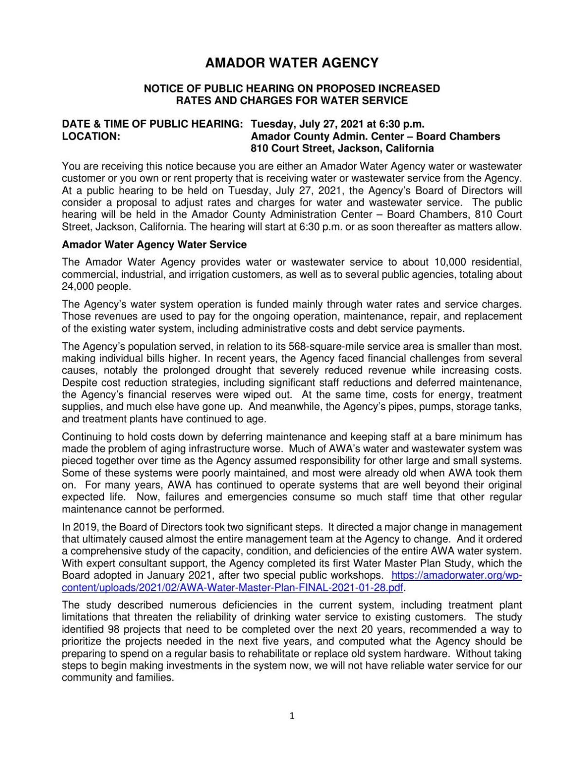 Prop 218 Notice | | ledger.news