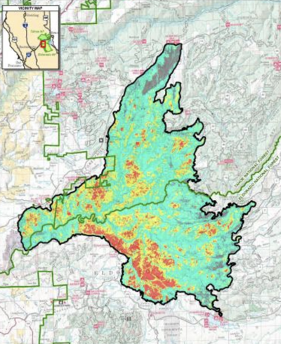 Mosquito Post-Fire Soil Burn Severity Map Released | Press Releases ...