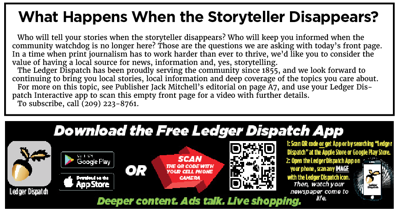 Ledger Dispatch Commentary—Who Will Tell Your Story if the Storyteller ...