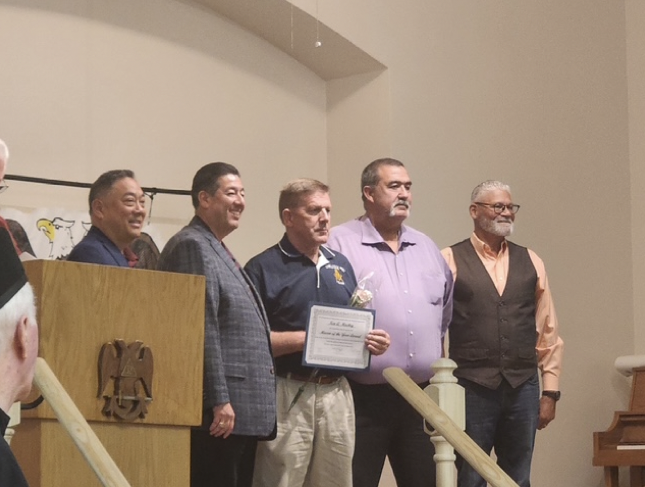 Ken Mackey Receives Mason of the Year Award | Roots | ledger.news