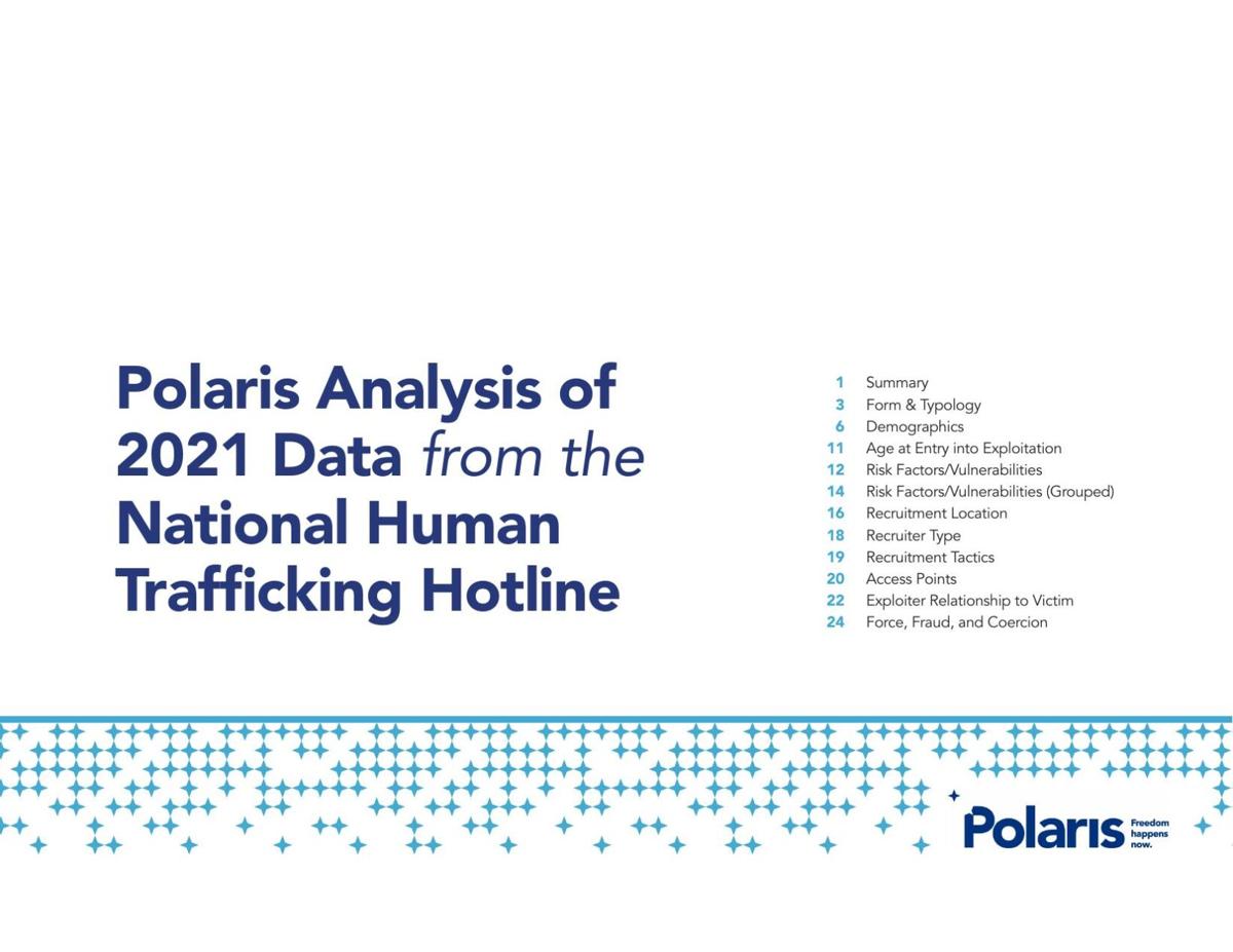Polaris Analysis Of 2021 Data From The National Human Trafficking