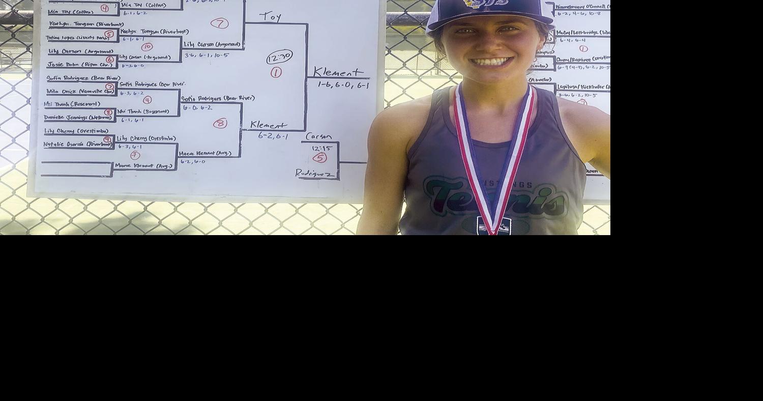 Argonaut’s Klement wins section singles championship | In the Game ...