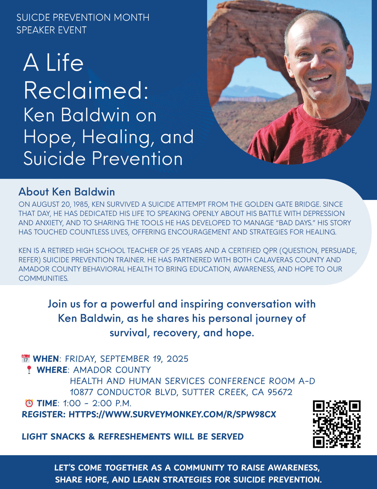 A Life Reclaimed: Ken Baldwin on Hope, Healing, and Suicide Prevention ...