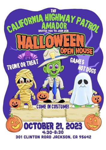 California Highway Patrol of Amador Halloween Open House — Saturday ...