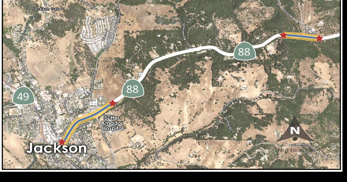 Caltrans: Repaving Highway 88 in and near Jackson — June 6 through 13 ...