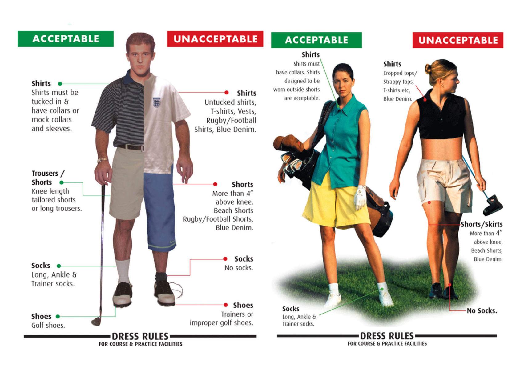 Golf Lessons For the Life of the Game — Proper golf attire | In the ...