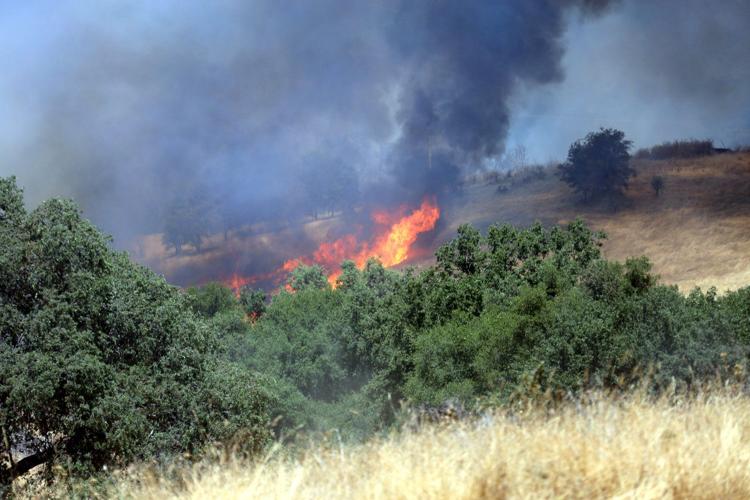 Maria Fire - Monday, July 17 in Calaveras County off of Jesus Maria ...