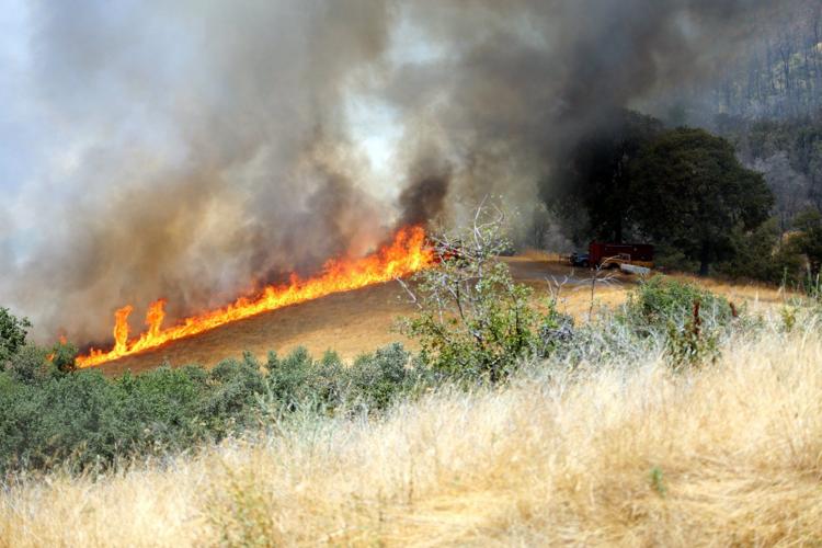 Maria Fire - Monday, July 17 in Calaveras County off of Jesus Maria ...