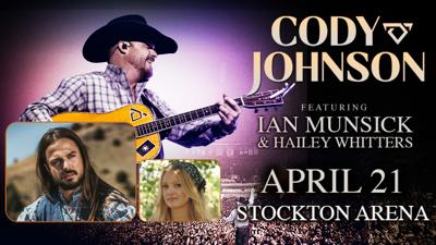 Cody Johnson to Headline Stockton Arena – April 21, 2023 | On the Vine ...